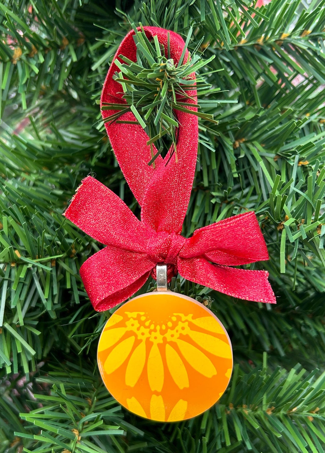 Daisy Pyrex Christmas Ornament - Etsy