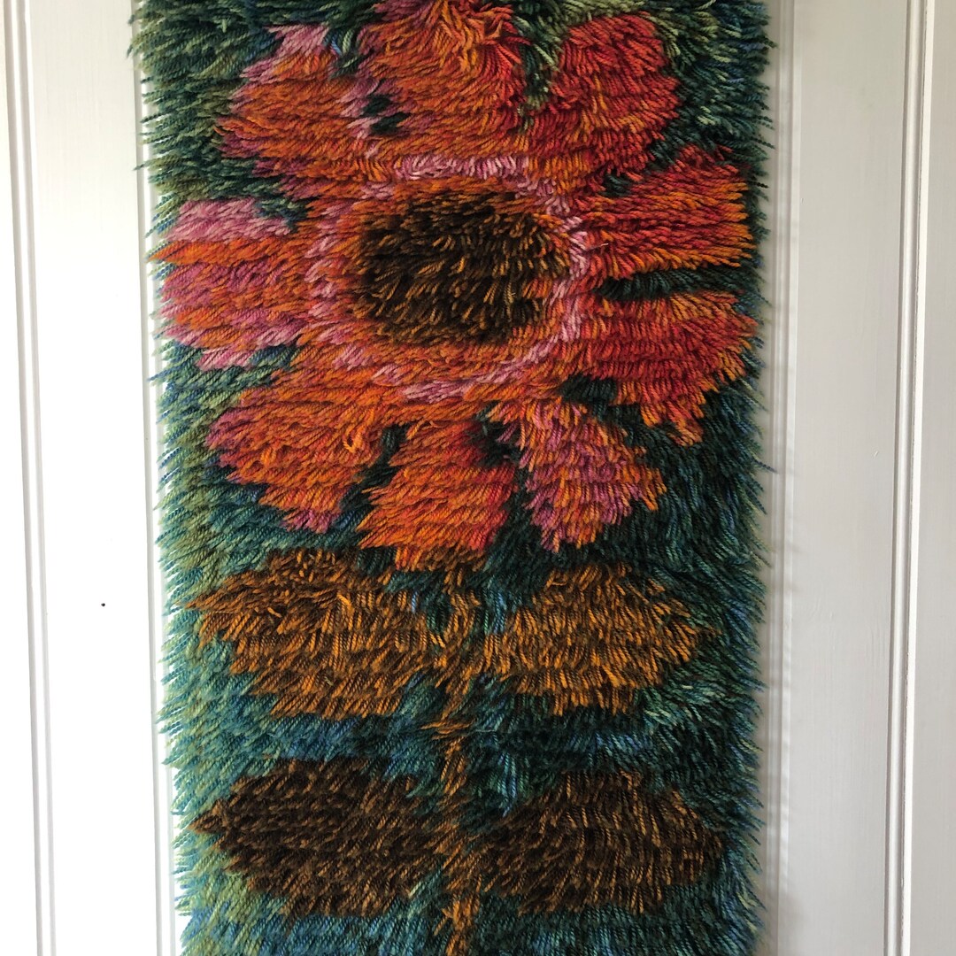 Vintage Rya Wall Hanging Sweden - Etsy
