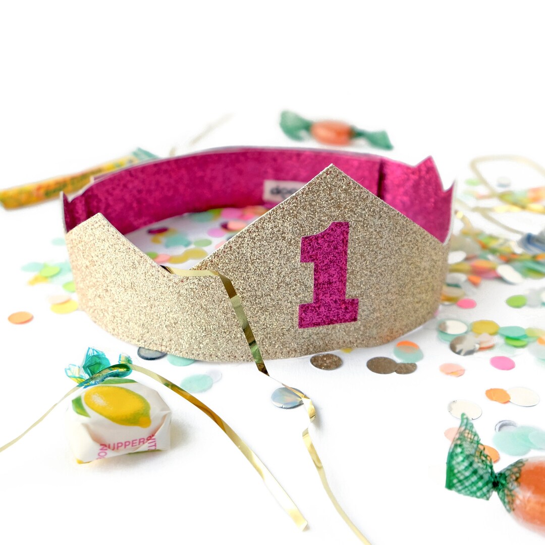 Princess Crown With Custom Initial or Age - Adjustable Imagination Play ...