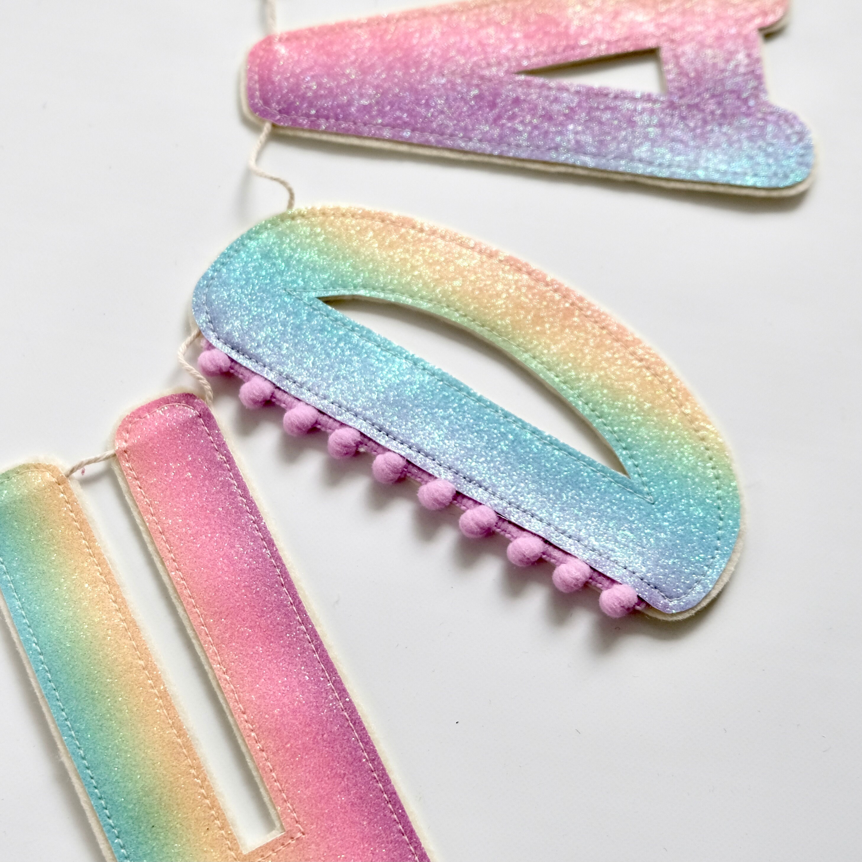 Custom Rainbow Birthday Banner Happy Birthday Banner Garland | Etsy