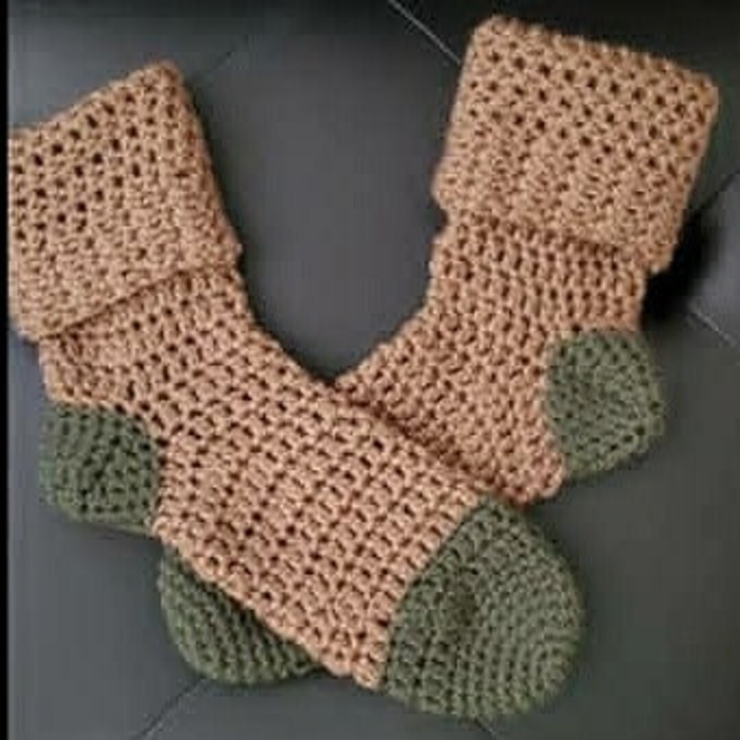 Heel Toe Multi Color Crochet Crocheted Sock Pattern PDF ONLY Handmade ...