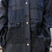 BLACK Patchwork Ripped Denim Coat Oversize Black Robe Unisex - Etsy
