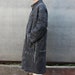 Ripped Grey Denim Coat, Oversize Jeans Robe, Unisex Distressed Cotton ...