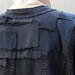 BLACK Patchwork Ripped Denim Coat Oversize Black Robe Unisex - Etsy