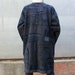 BLACK Patchwork Ripped Denim Coat Oversize Black Robe Unisex - Etsy