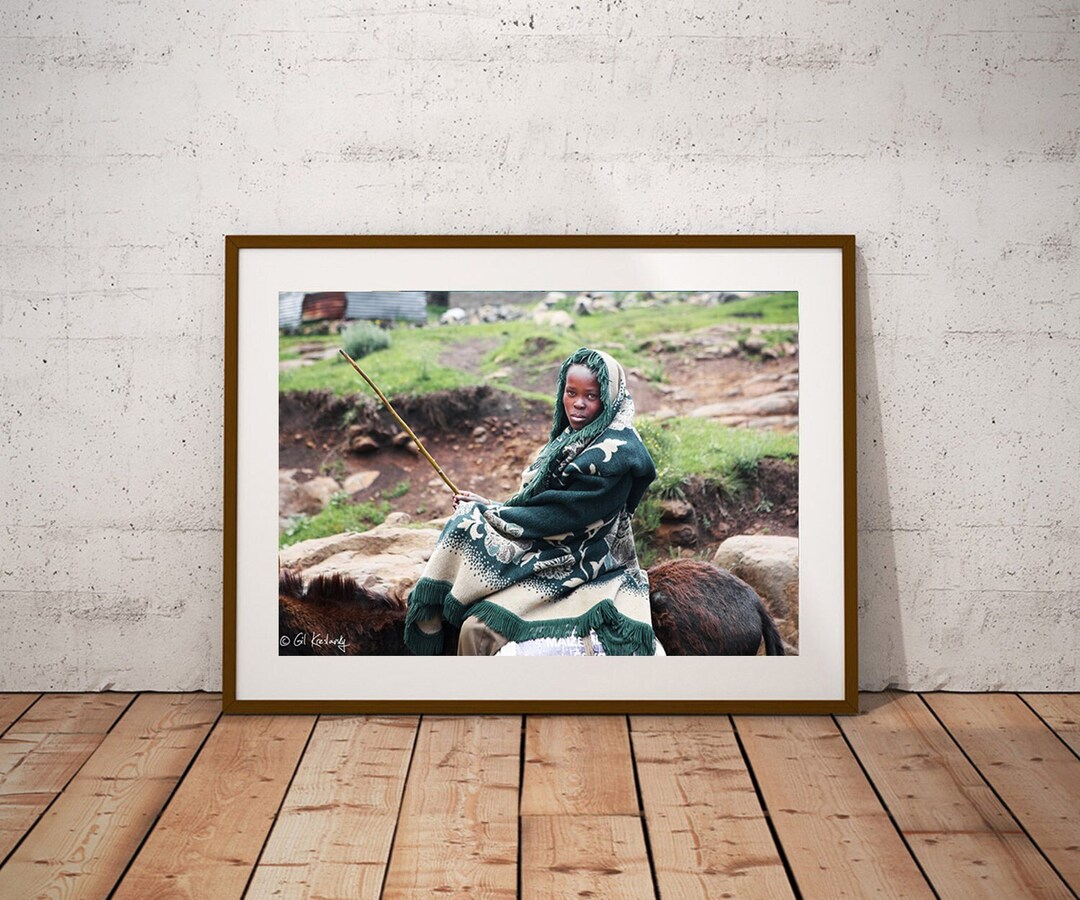 Authentic Basotho Herd Boy in Lesotho South Africa Photography African ...