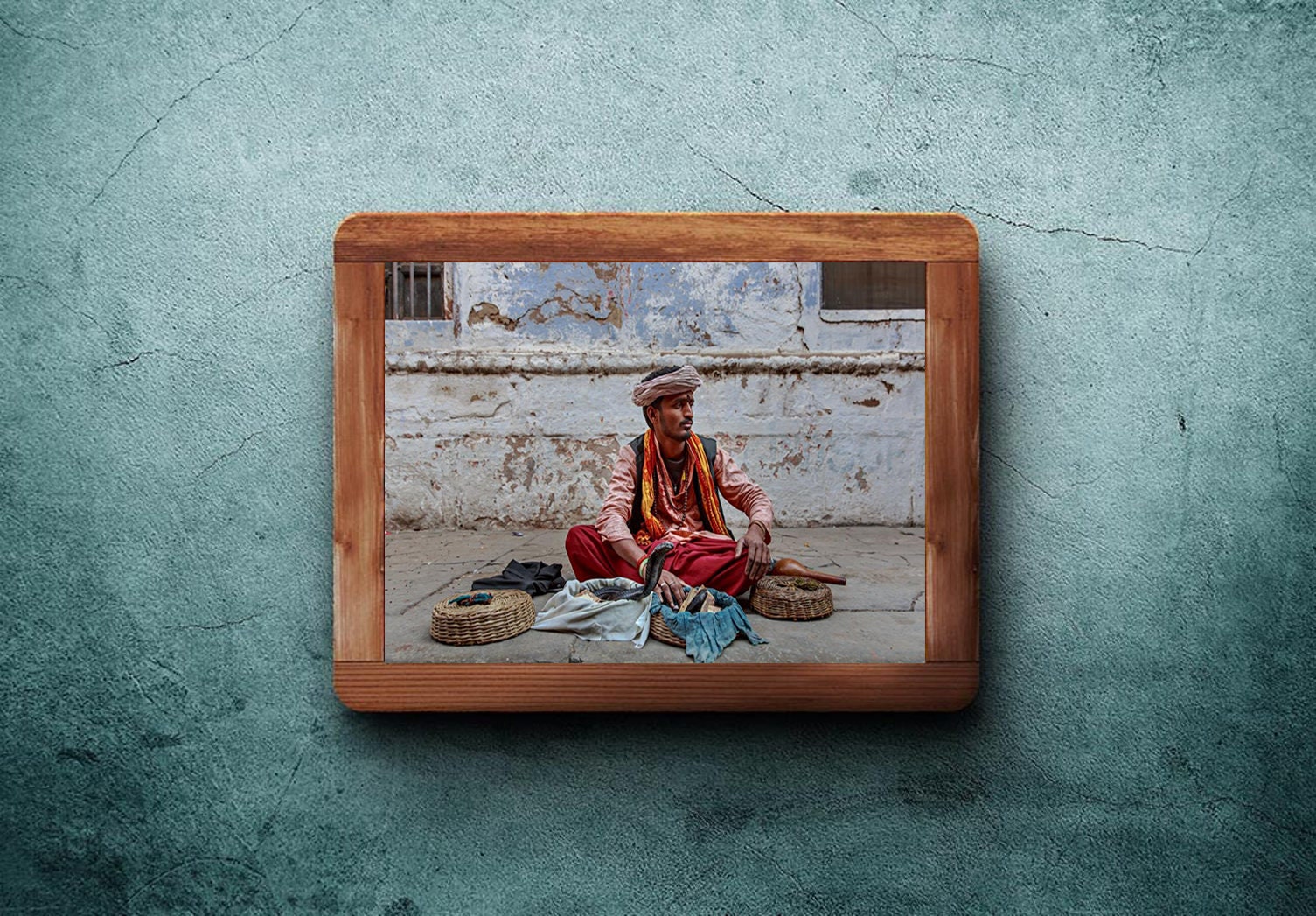 India Photography Cobra Snake Charmer Snake Tamer Indian - Etsy Israel