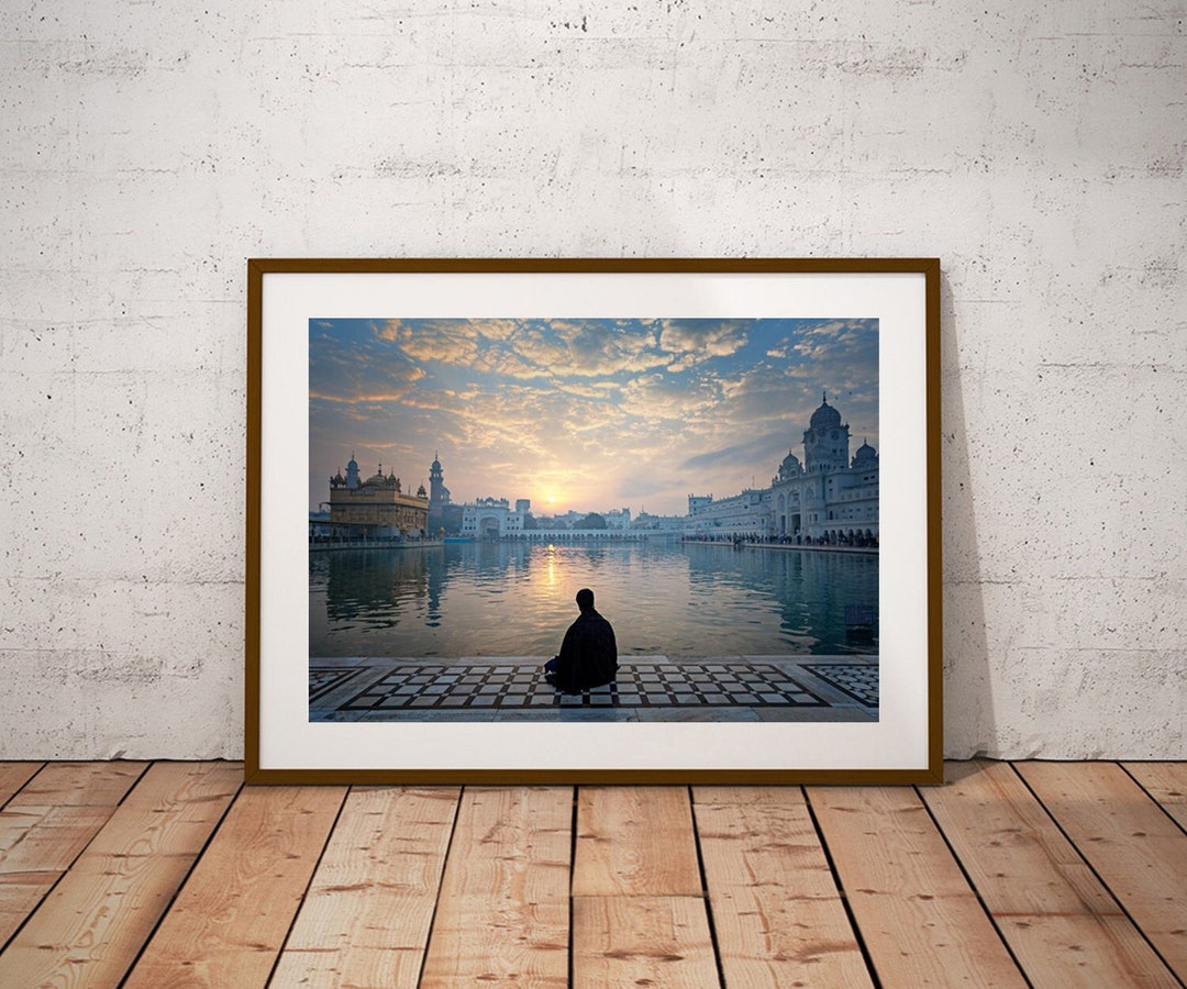 India Photography, Sikh Meditating, Golden Temple, Amritsar, Holy Lake ...