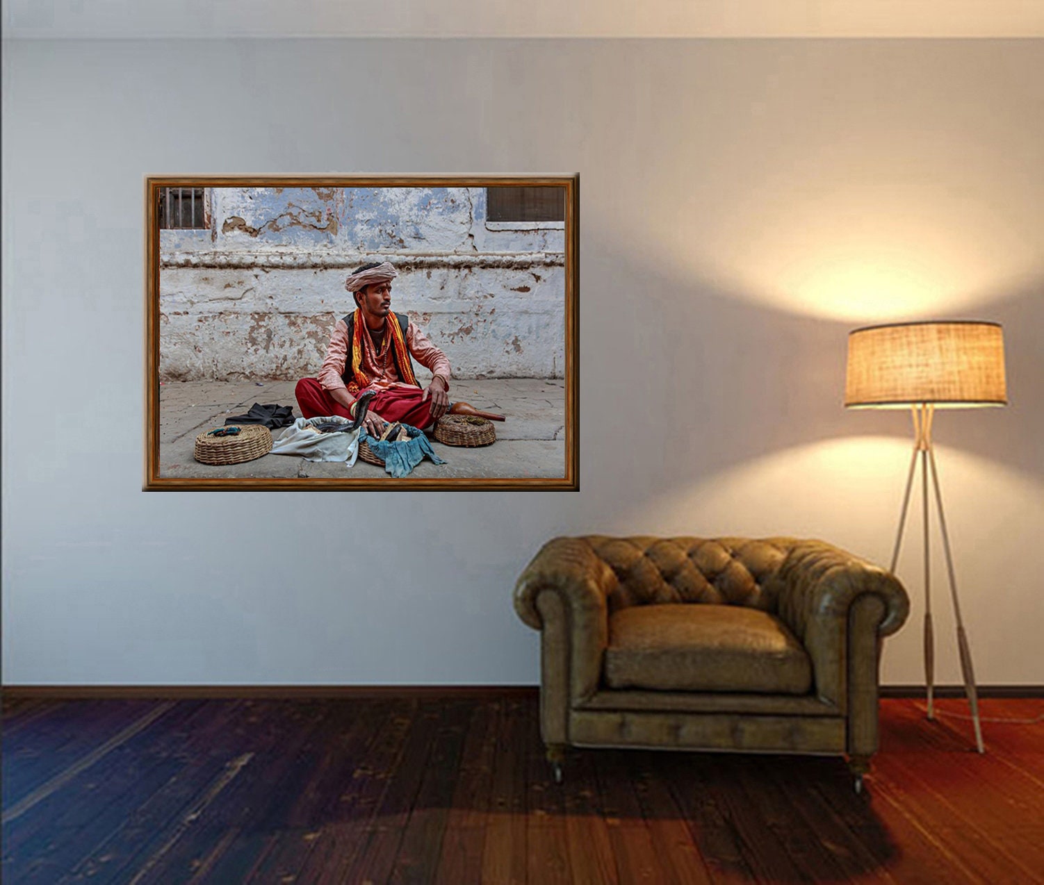 India Photography Cobra Snake Charmer Snake Tamer Indian - Etsy Israel