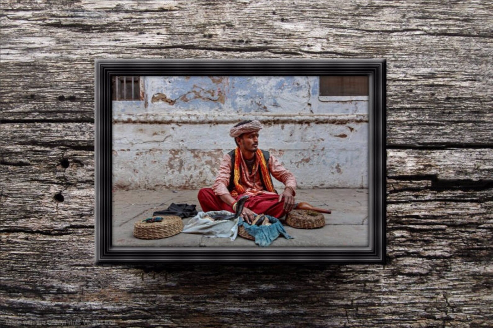 India Photography Cobra Snake Charmer Snake Tamer Indian - Etsy Israel