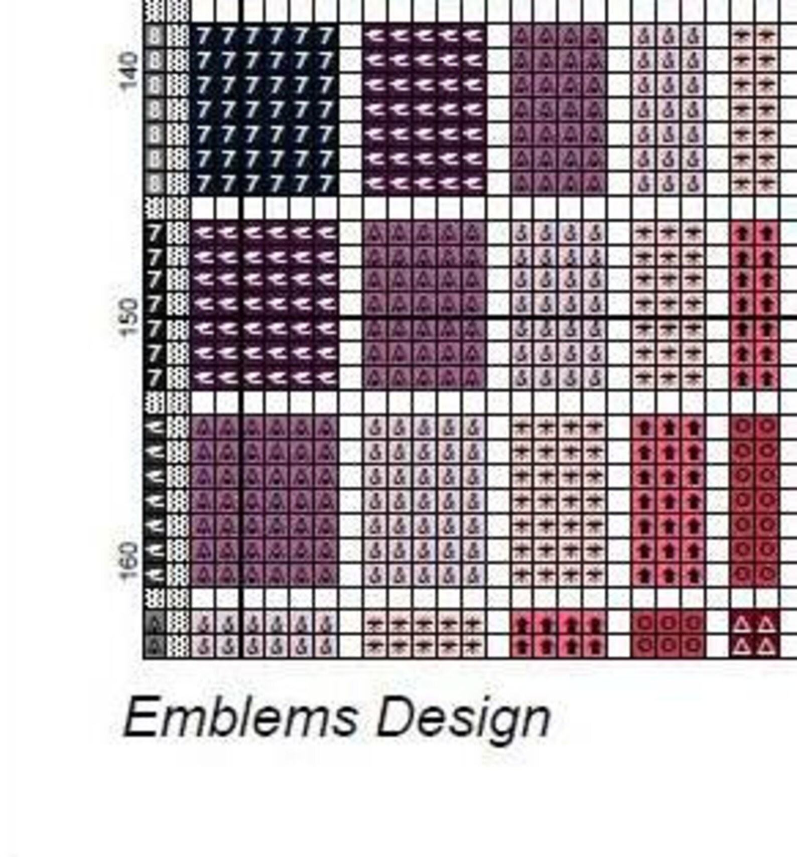 Counted Cross Stitch Rainbow Swirl Pattern - Etsy