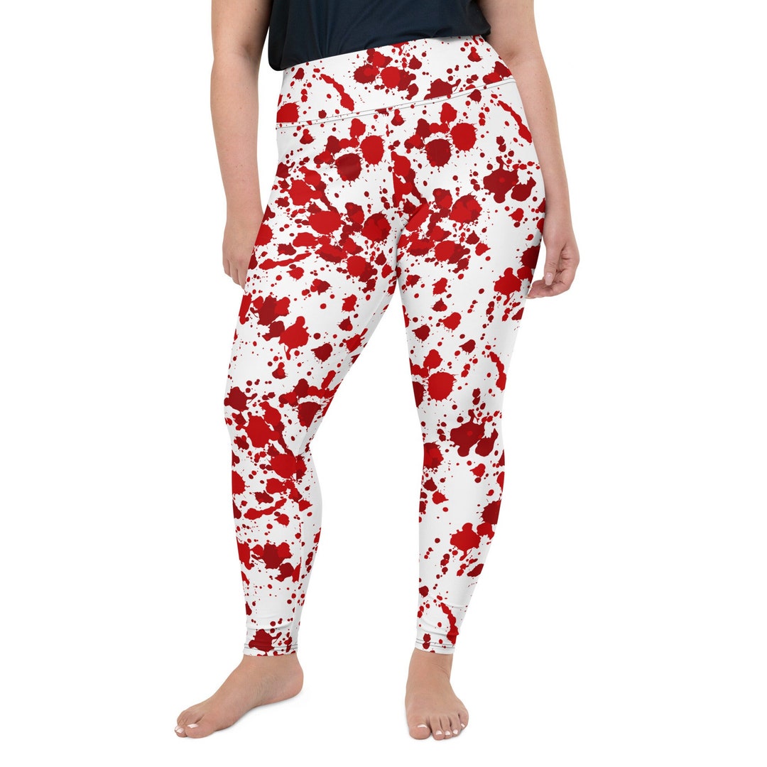 Blood Splatter Plus Size Leggings - Etsy