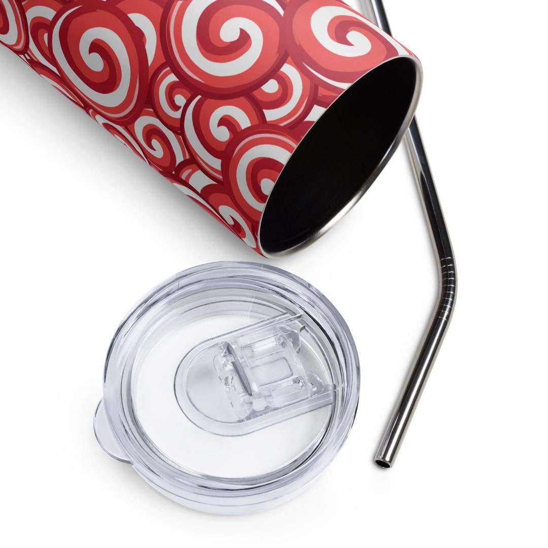 Peppermint Swirl Stainless Steel Tumbler - Etsy