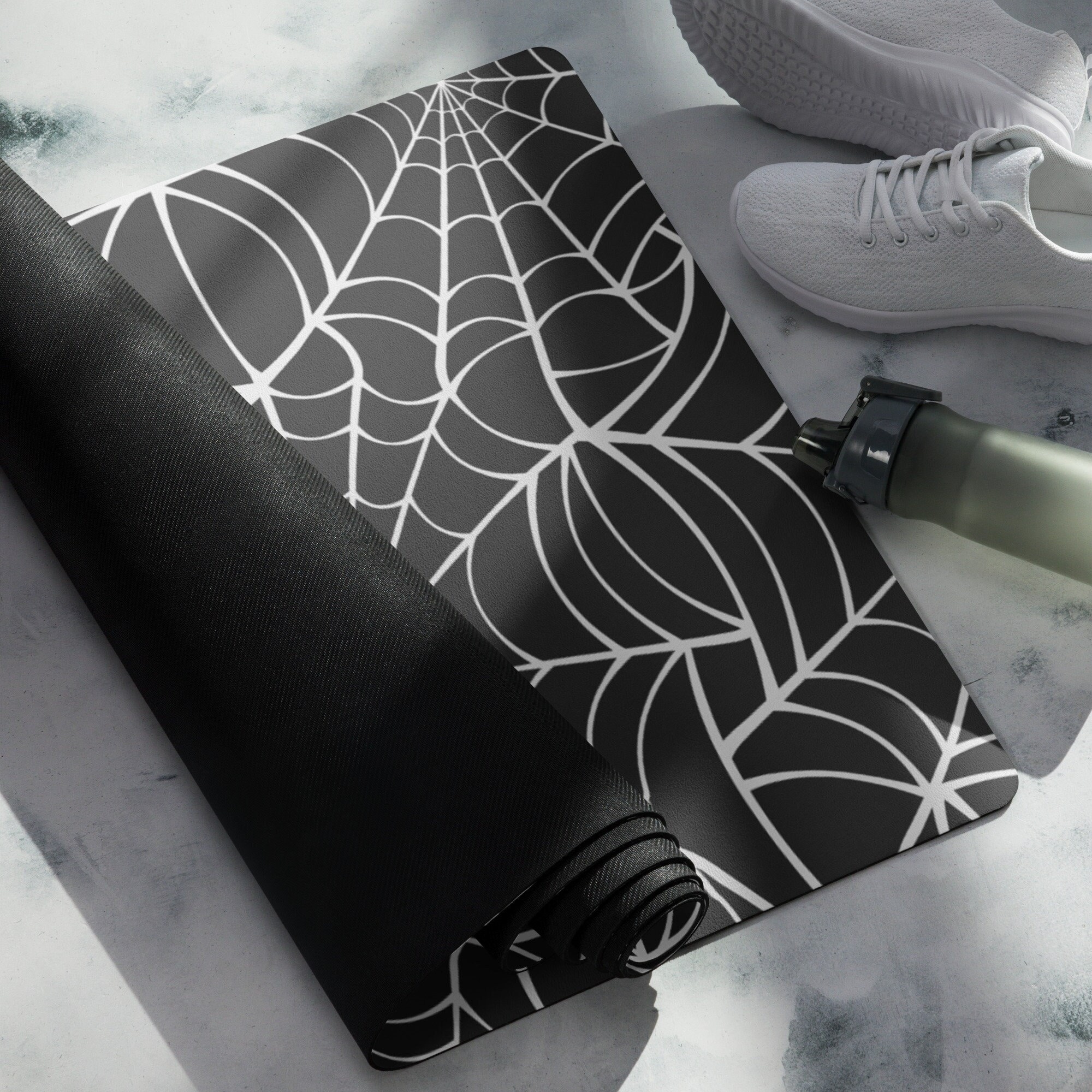 Spider Web Yoga Mat - Etsy
