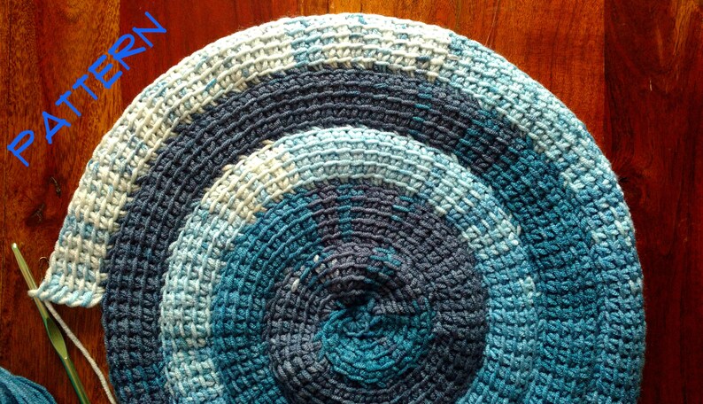 Tunisian Crochet PATTERN for Spiral Sweater. Simple Slipon - Etsy