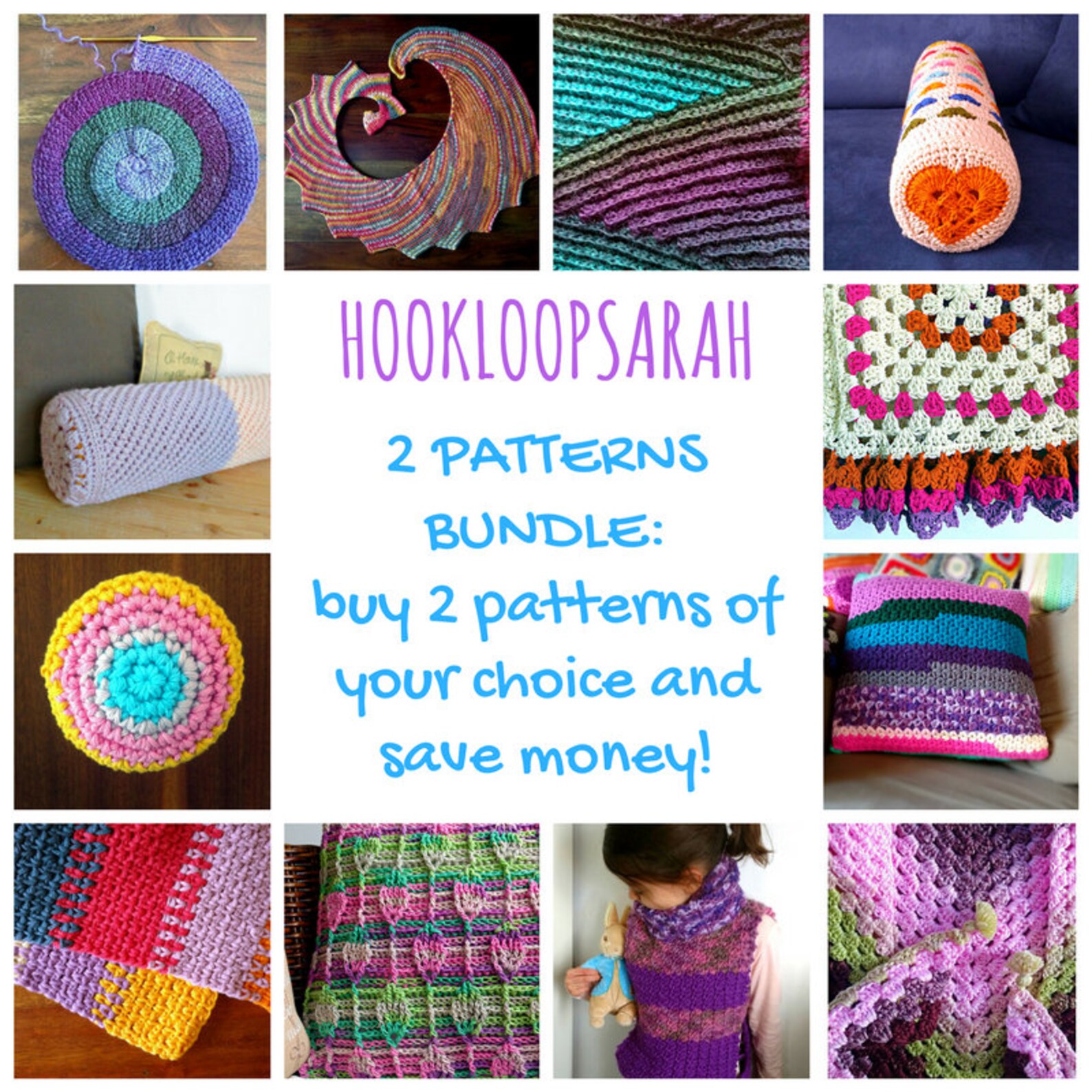 Crochet Patterns Bundle Pack. Any 2 Patterns Choice. Buy Two - Etsy