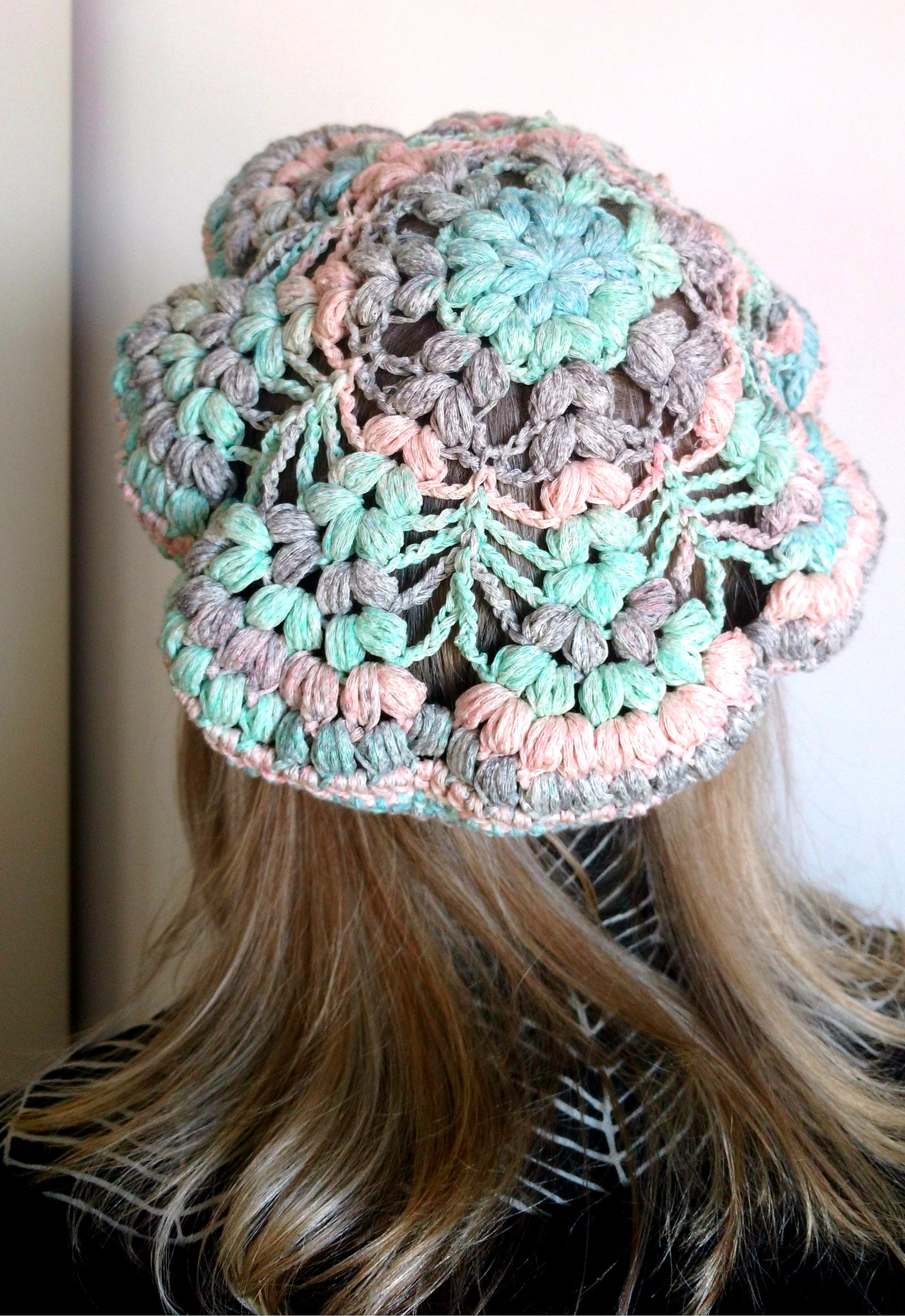 Crochet PATTERN Hat Womens Beret Basque. Easy Tutorial Written - Etsy