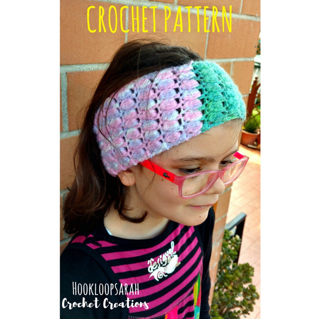 Headband PATTERN Crochet Hair Bands for Girls Women. Easy Beginner ...