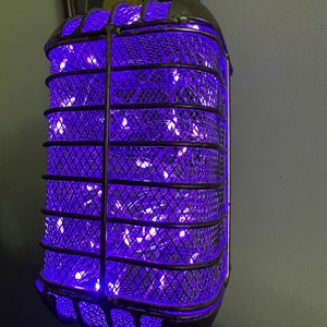 Illuminated Retro Microphone Lamp Metal Home Decor Vintage Microphone ...