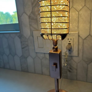 Illuminated Lamp Music Room Decor Recording Studio Retro Lamp Music Art ...