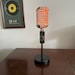 Illuminated Retro Microphone Lamp Vintage Style Microphone Accent Light ...