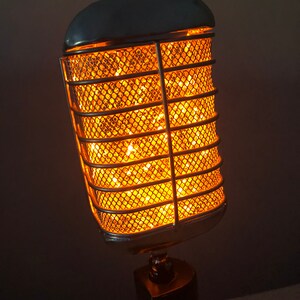 Illuminated Retro Microphone Lamp Vintage Style Microphone Accent Light ...