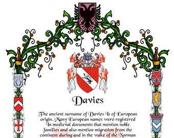 Family Crest Print | Etsy