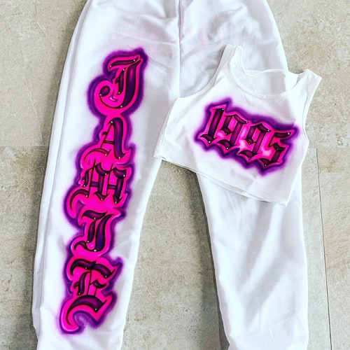 Airbrush Jogger Design Free Shipping - Etsy