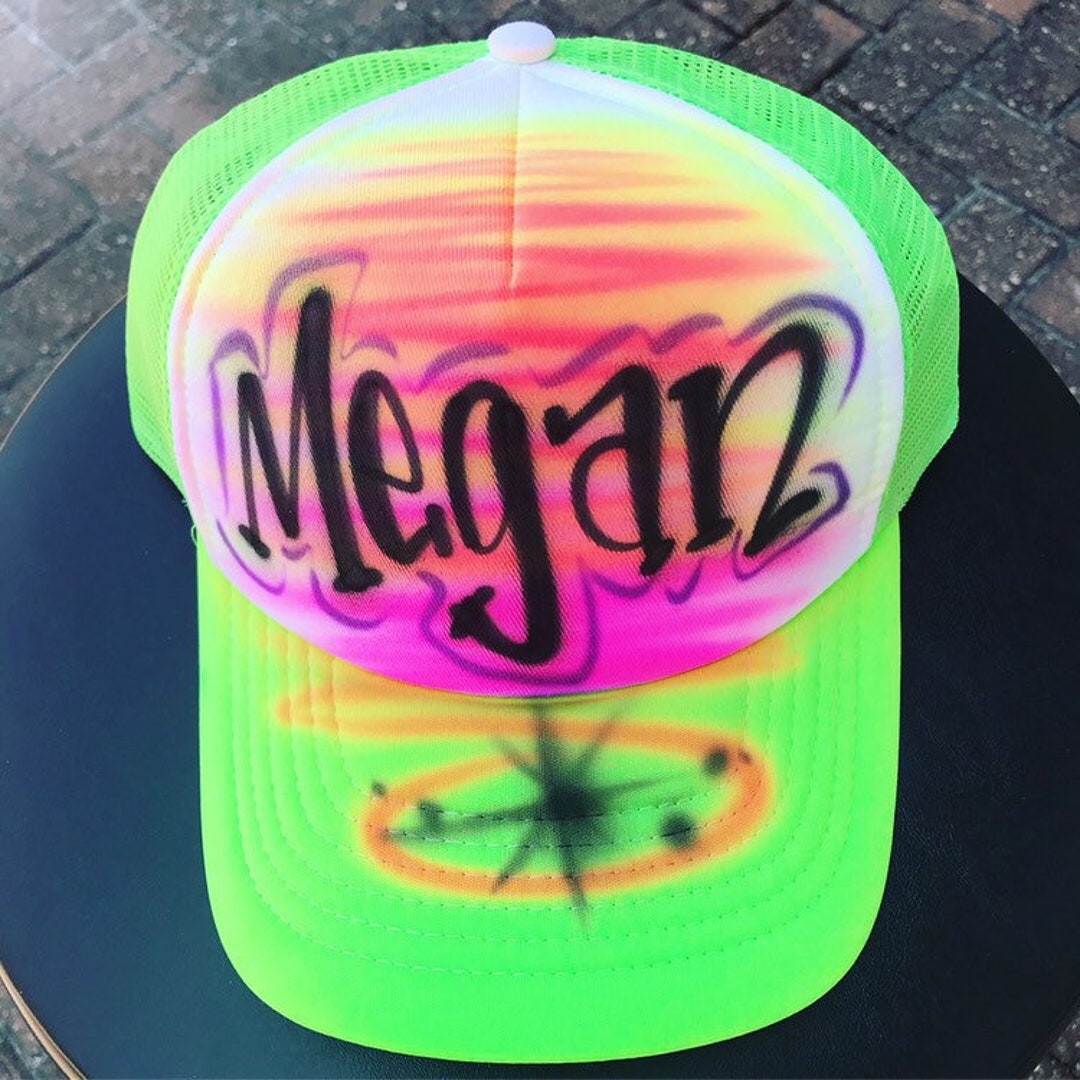 Airbrush Custom Hats | Free Shipping - Etsy