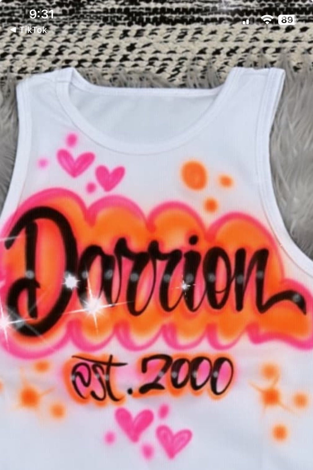 Custom Tank Design - Etsy