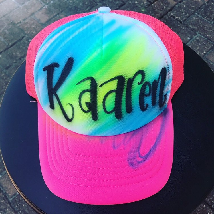 Airbrush Custom Hats Free Shipping | Etsy