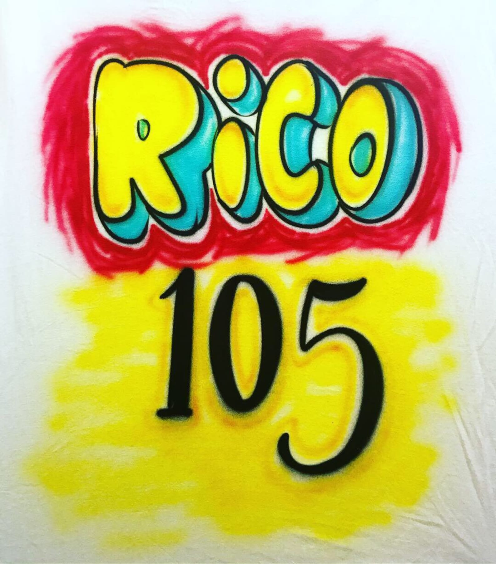 Airbrush Paid in Full Rico Shirt Design | Free Shipping - Etsy