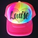 Airbrush Rainbow Hat Design | Free Shipping - Etsy