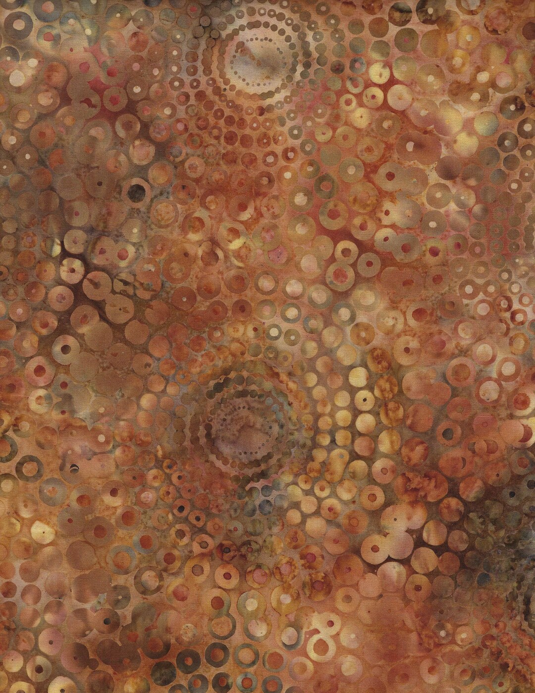 BATIK FABRIC - BROWN - 2.05 Yards/pre Cut - Etsy