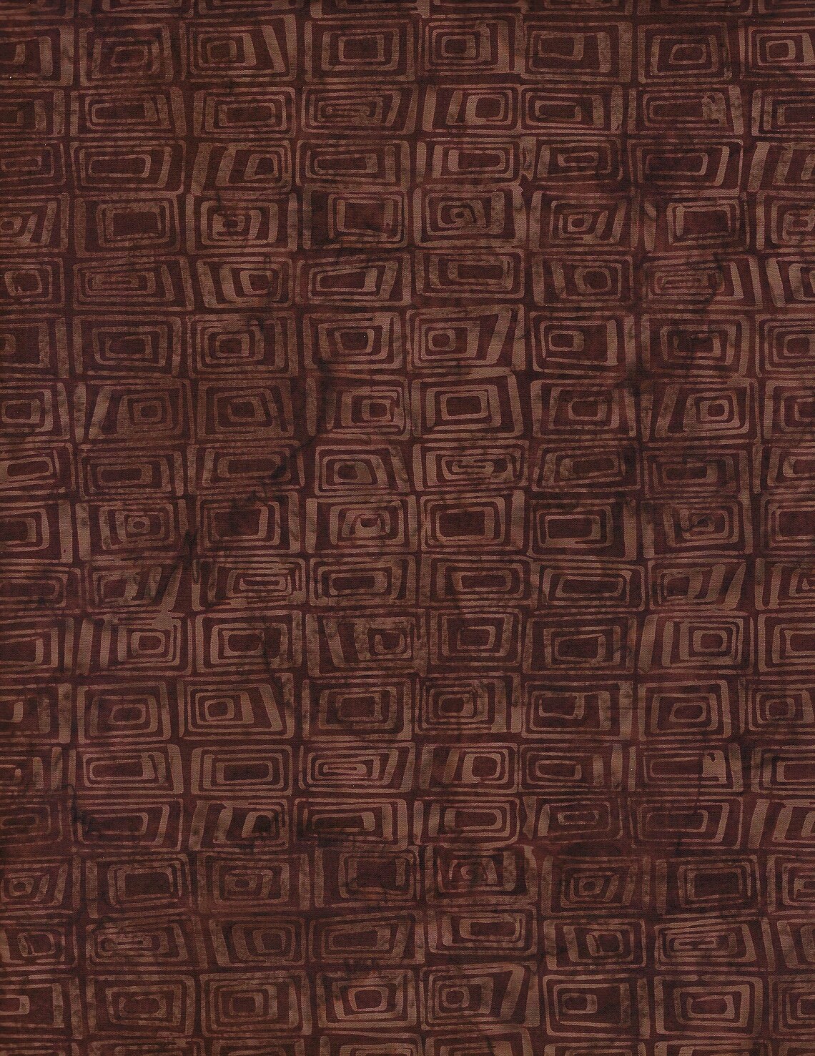 BATIK FABRIC - BROWN - 2.19 Yards/pre Cut - Etsy