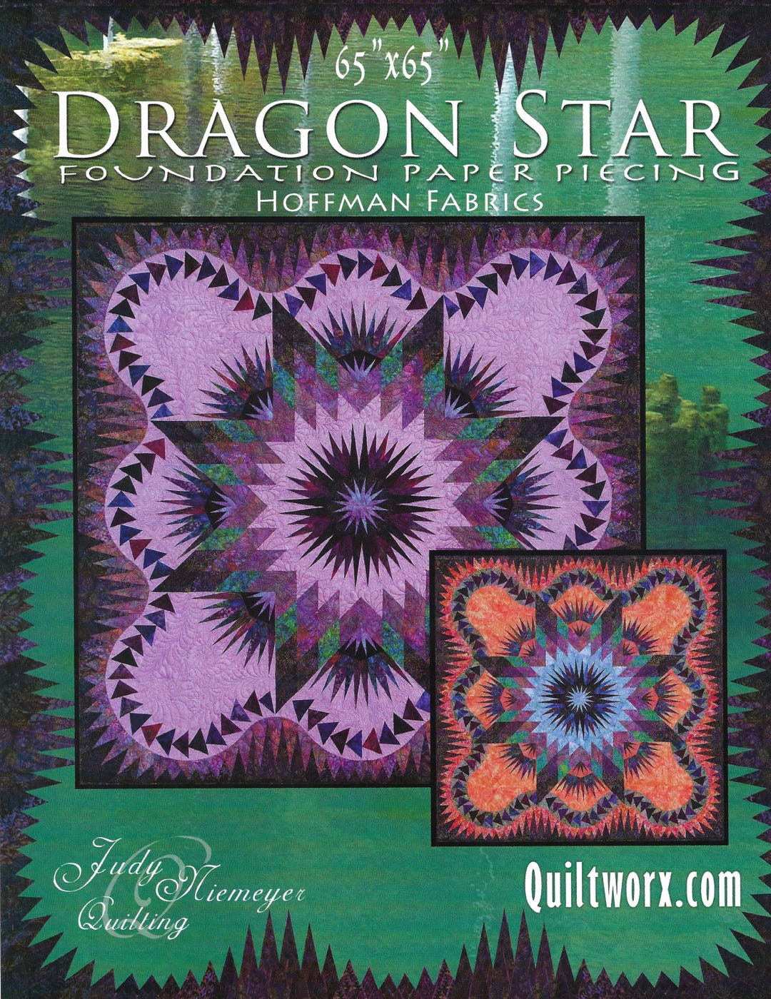 Dragon Star Foundation Paper Piecing Quilt Pattern Quiltworx Etsy
