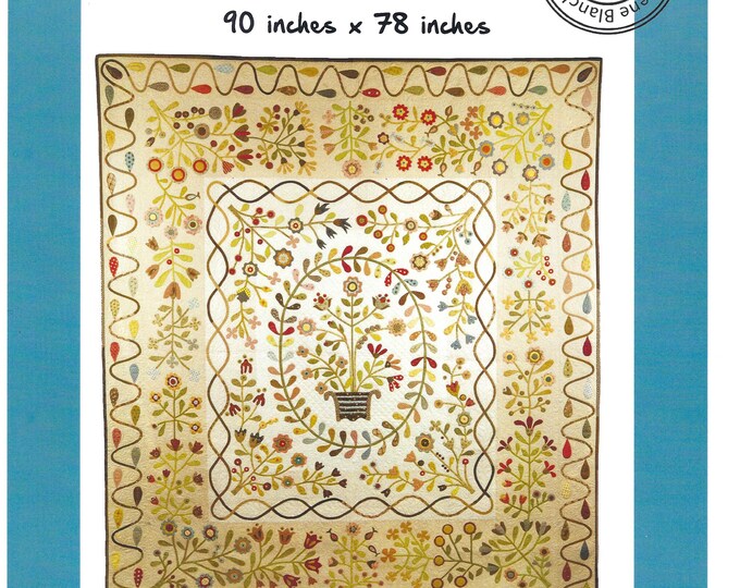 AUNTIE GREEN'S GARDEN - Applique Quilt Pattern - Irene Blanck - Etsy