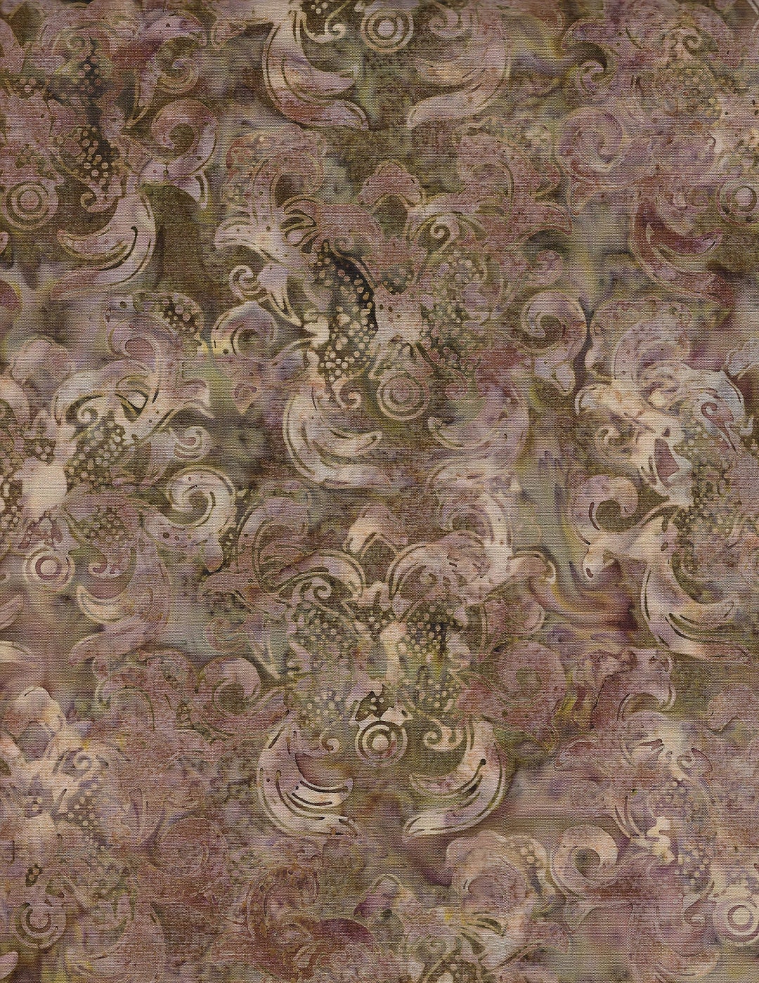 BATIK FABRIC - BROWN - 1.50 Yards/pre Cut - Etsy