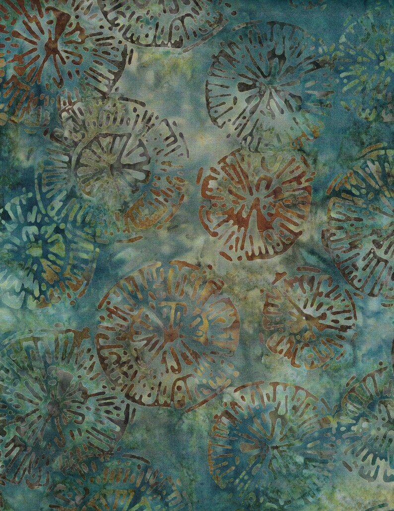 1.50 Yards/pre Cut - BATIK FABRIC - Blue - Etsy