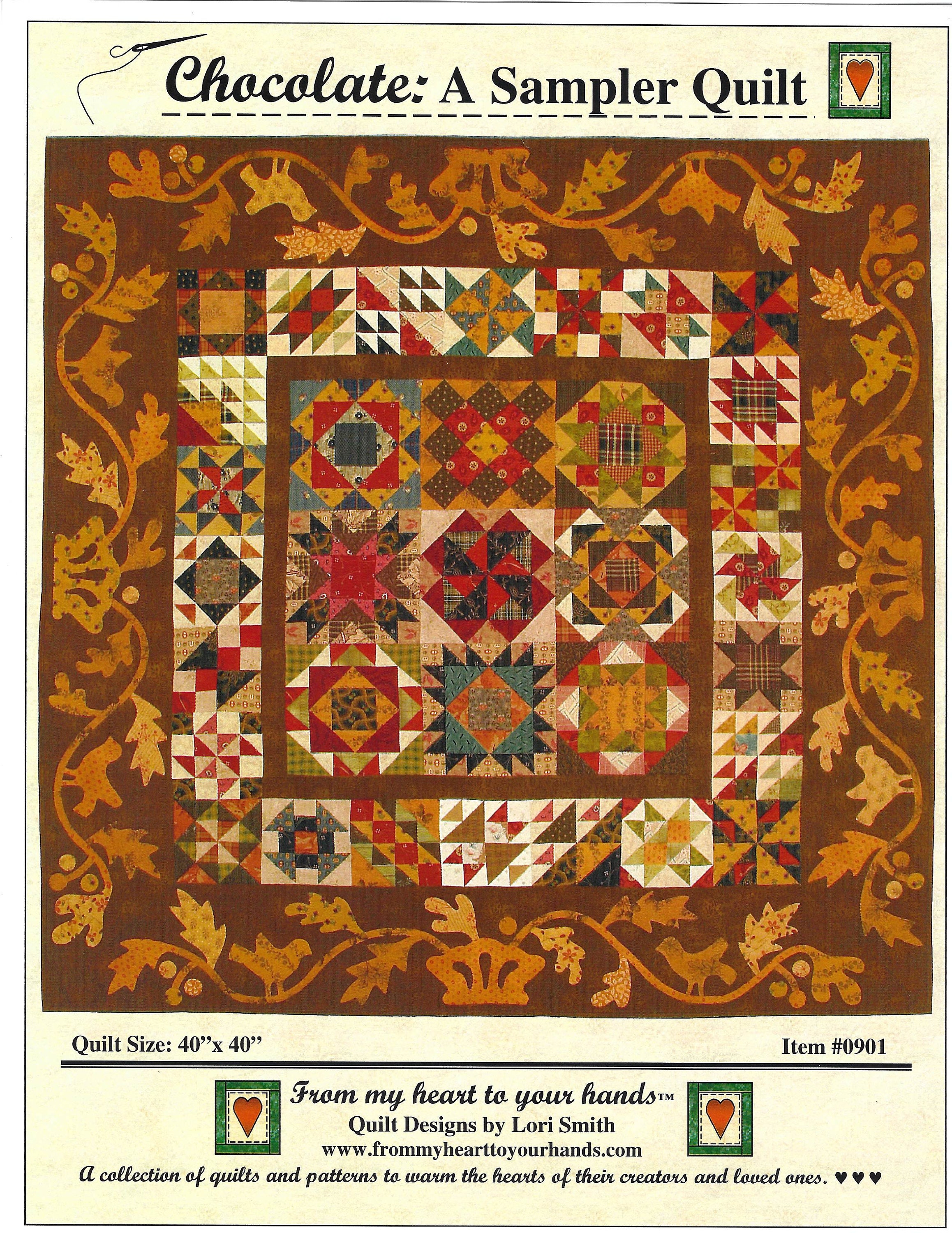 CHOCOLATE: A SAMPLER Quilt Pattern - Etsy