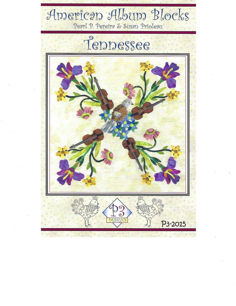 TENNESSEE - Quilt Block Pattern - P3 Designs - Etsy
