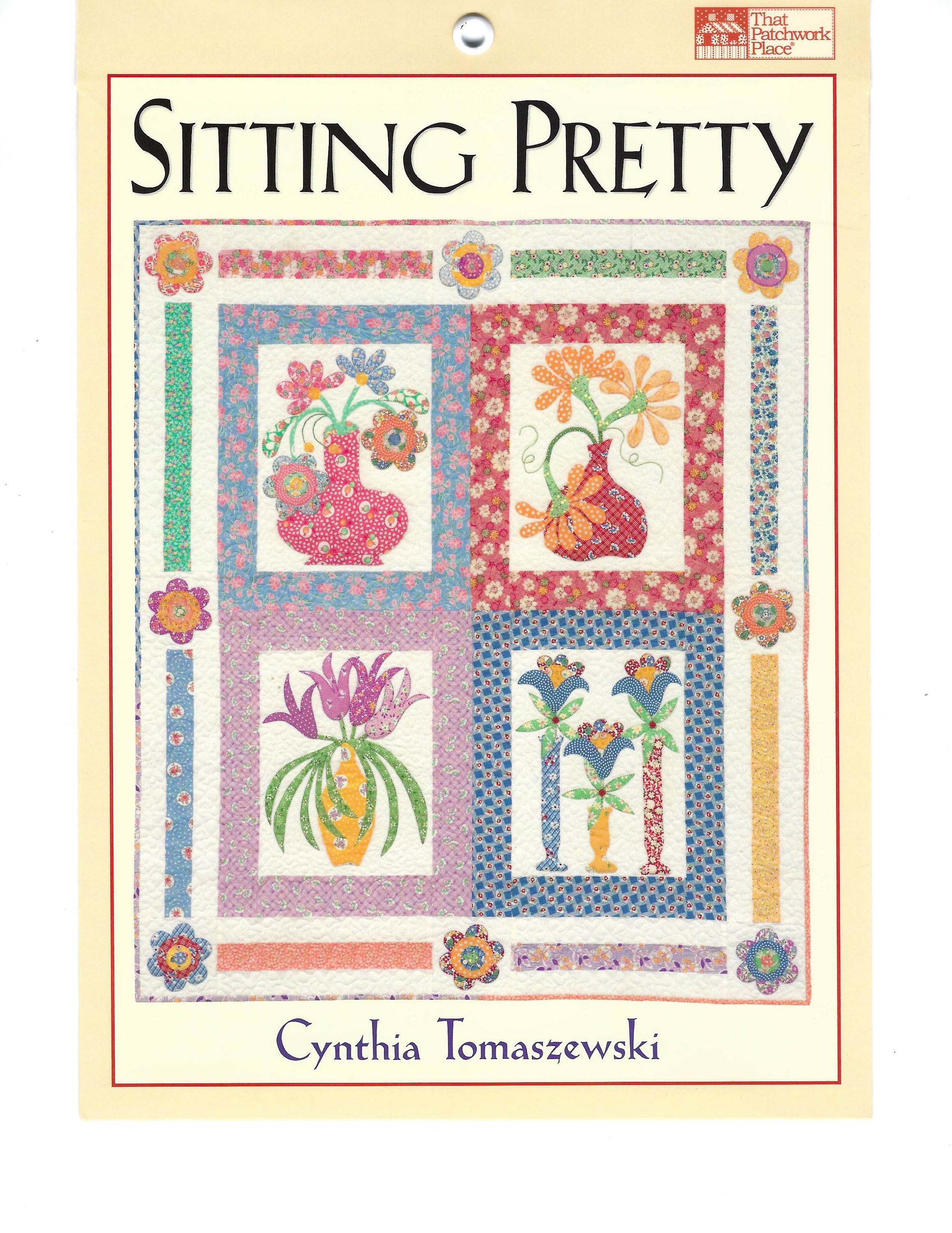 SITTING PRETTY - Applique - Cynthia Tomaszewski - Etsy