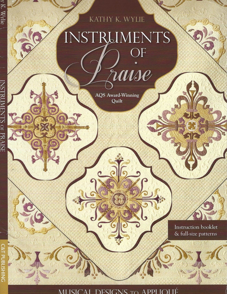 INSTRUMENT OF PRAISE Applique Quilt Pattern - Etsy