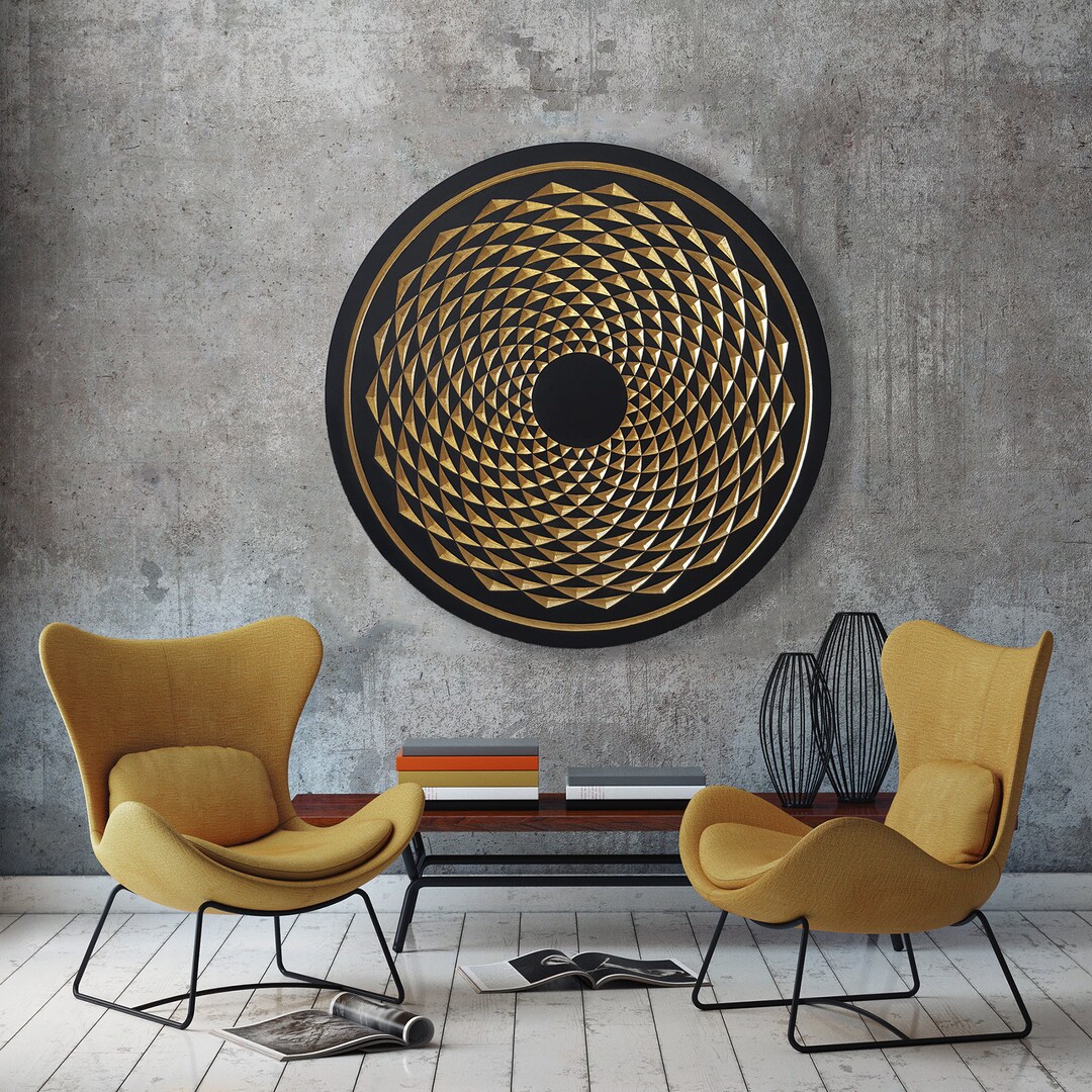 Crown Chakra Wall Hanging Lotus Flower Wall Decor Sahasrara Torus ...