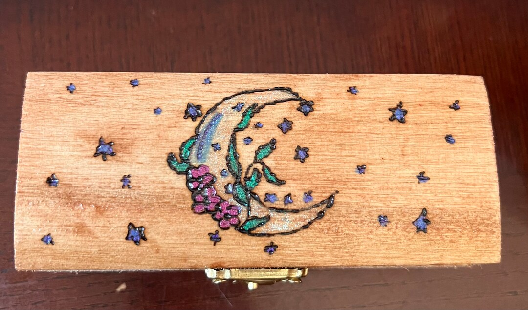 Small Moon Trinket Box - Etsy