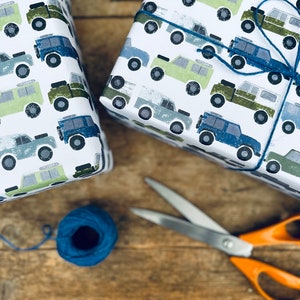 2 Sheets of All the Series Land Rover Wrapping Paper - Etsy UK