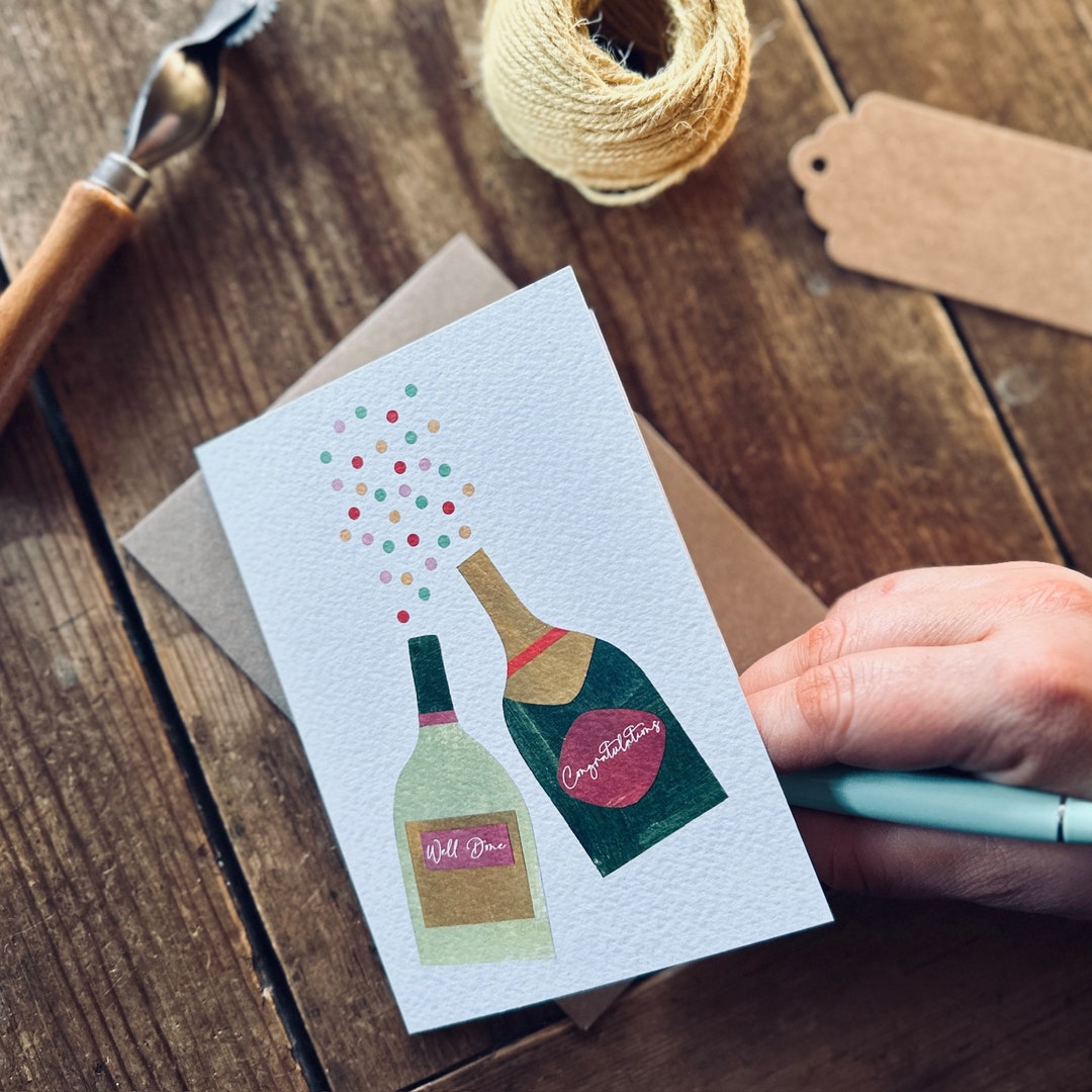 CHEERS! Congratulations Card - Etsy