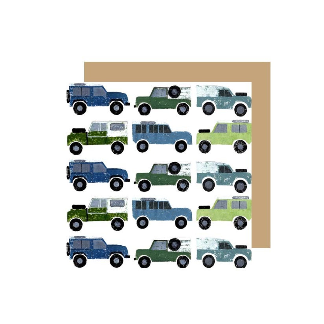 All the Series Land Rover Card - Etsy