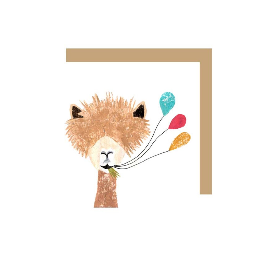Alpaca Birthday Card - Etsy