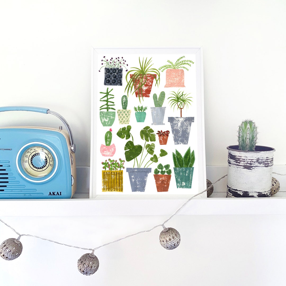 House Plant Print - Etsy